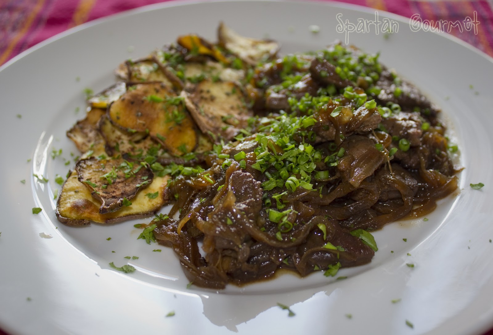 Spartan Gourmet: (Mi) hígado encebollado