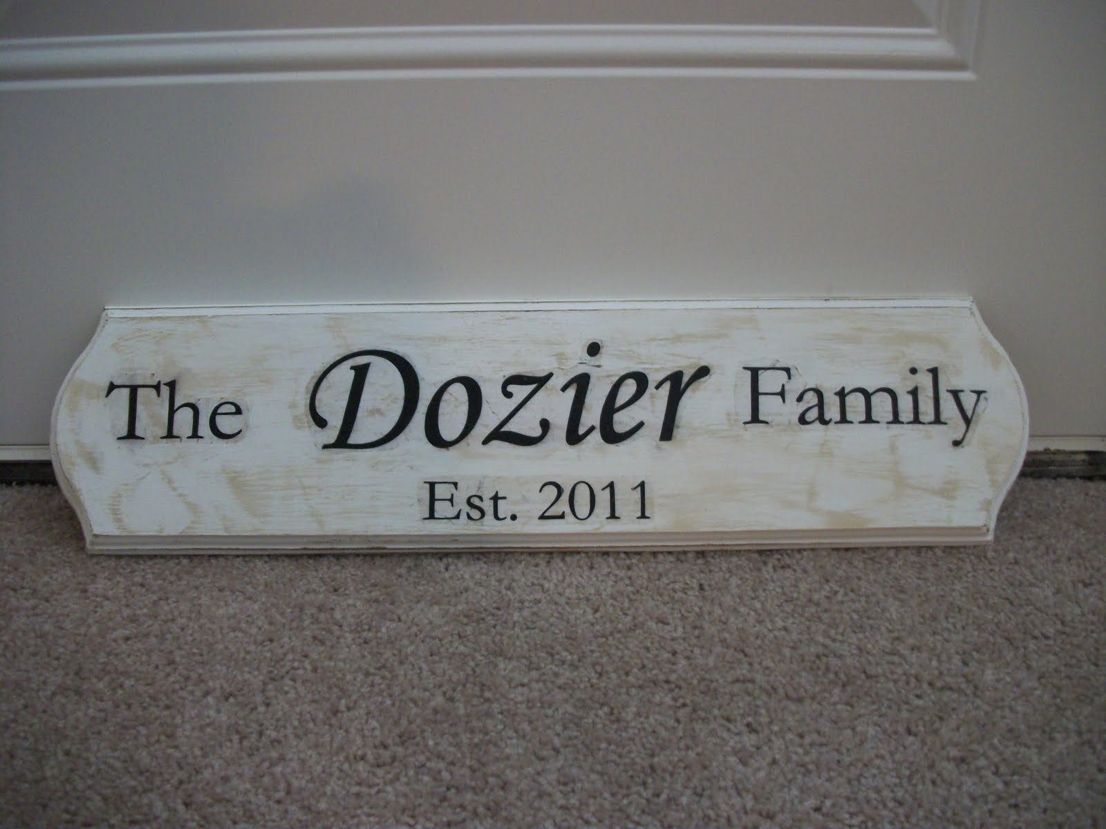 A Knight's Tale: DIY Name Plaque