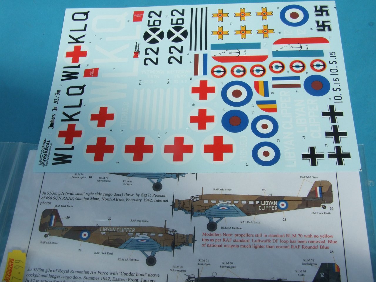 FalkeEins - the Luftwaffe blog: Building the Italeri Ju 52 as the 450 ...