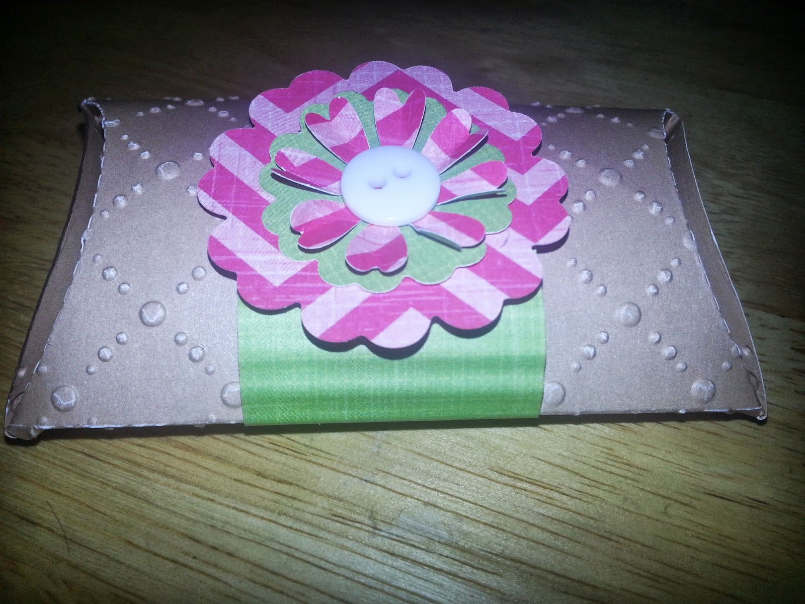 kimmie's craft corner: Sizzix Pillow Box Die