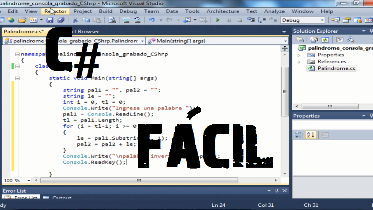Programación en c#, aprende fácilmente.: introducción a c#
