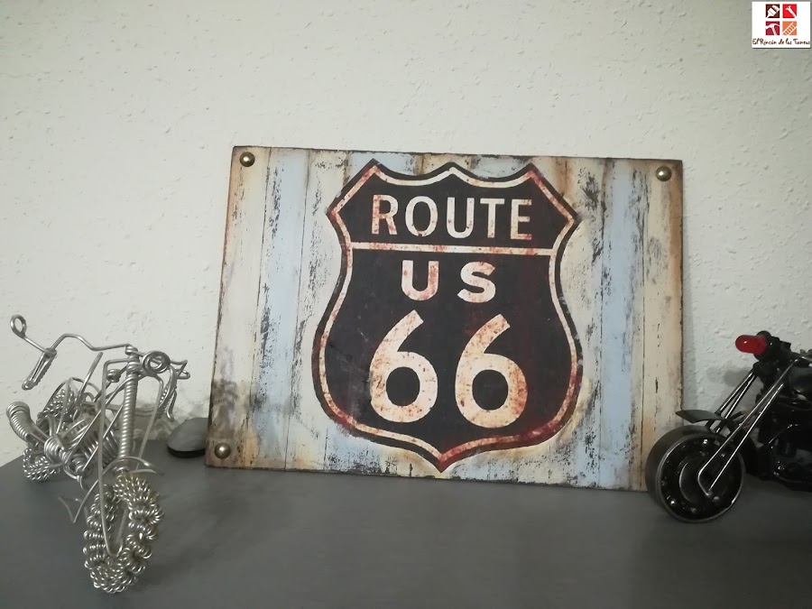 Diy tablero Ruta 66 para el día del padre | Bricolaje