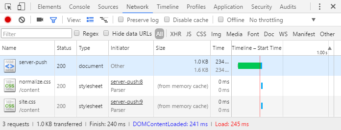 HTTP/2 Server Push and ASP.NET MVC - Cache Digest