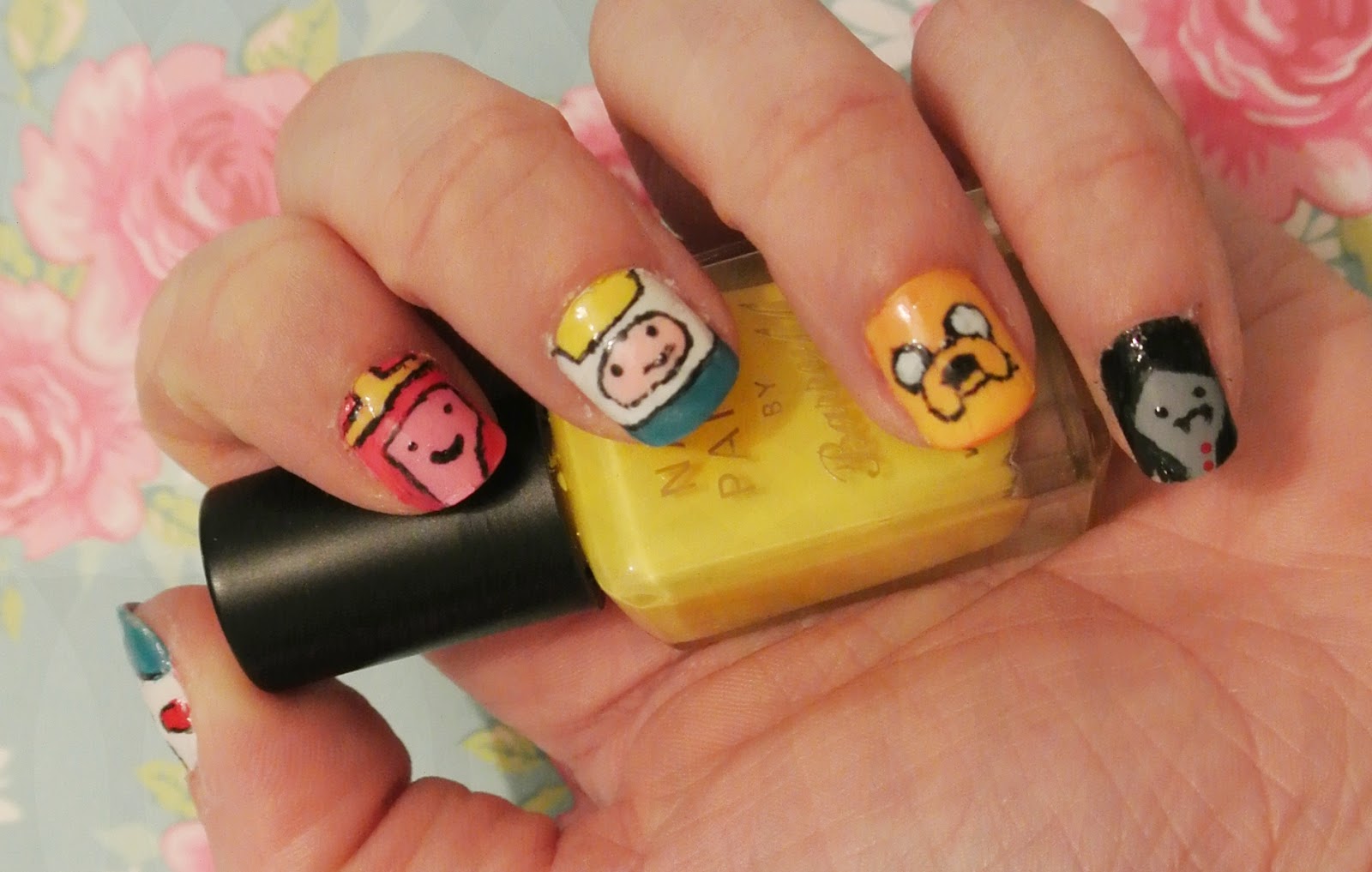 Adventure Time Nail Art