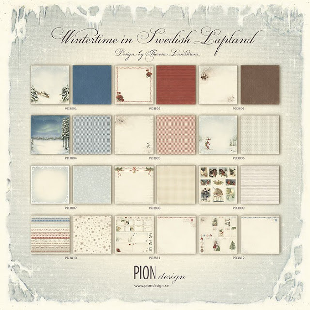 Anne's paper fun: Pion Design - Wintertime in Swedish Lapland..NEW papers ♥