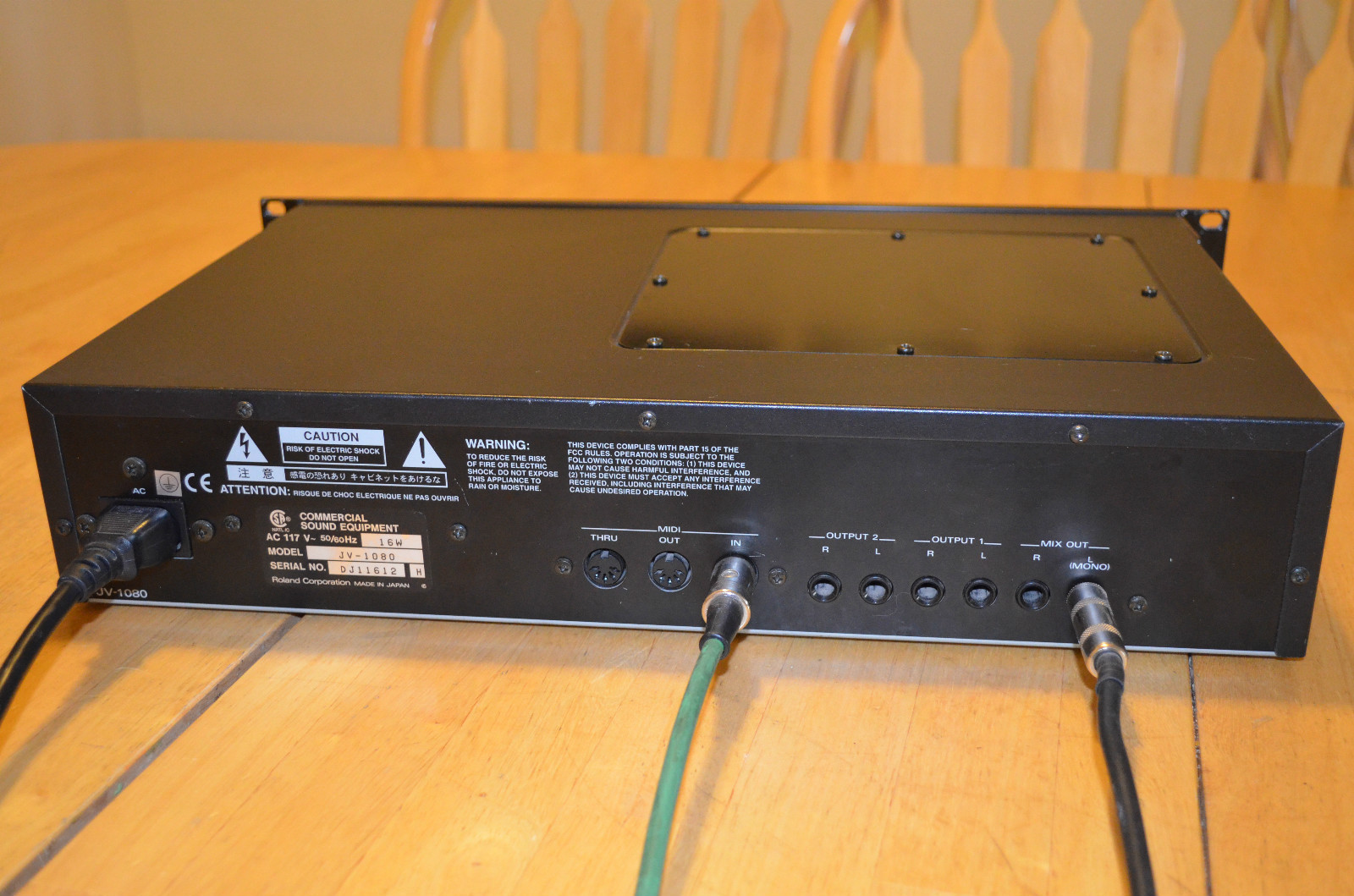 MATRIXSYNTH-B: ROLAND SUPER JV-1080 64-Voice SN DJ11612