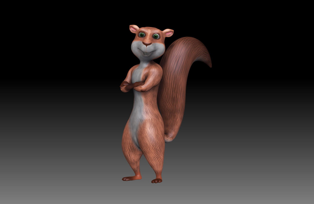 3D Passion: 3d Squirrel Character
