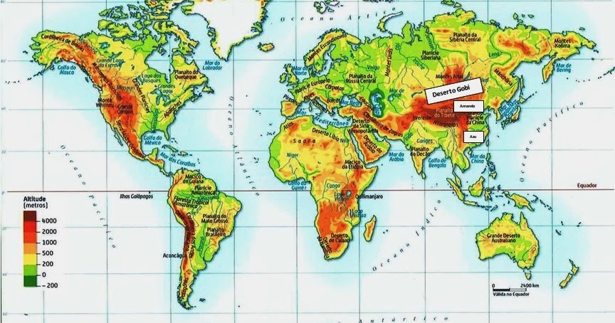 netgeografiapaz: Mapa Físico mundial