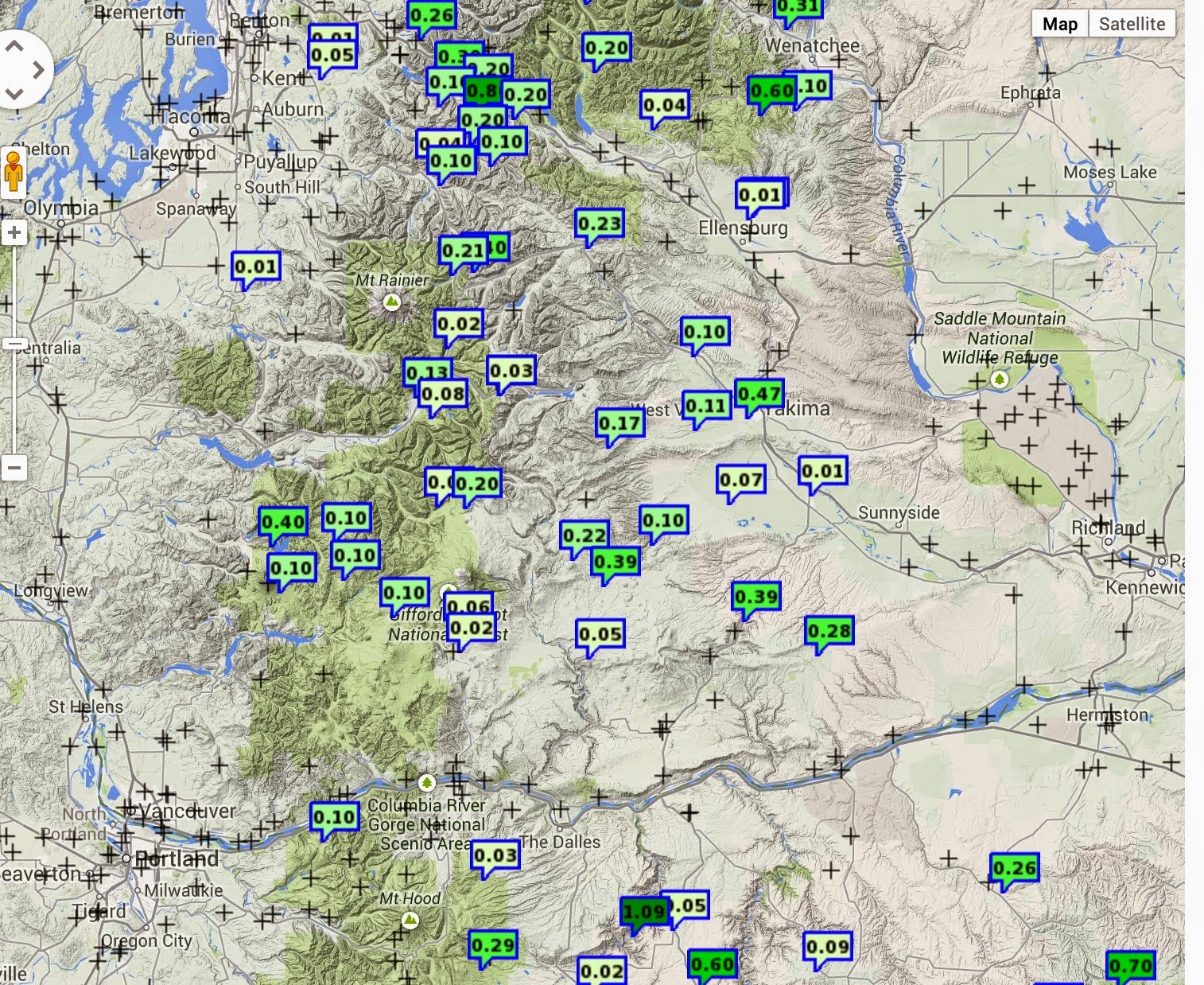 Cliff Mass Weather Blog: Yakima and and Central/Southern WA Cascades ...