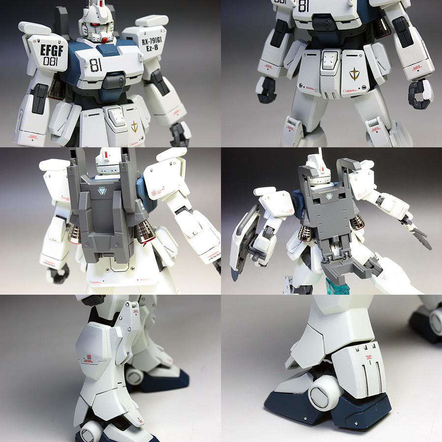 GUNDAM GUY: HGUC 1/144 RX-79[G] Ez-8 Gundam Ez8 - Painted Build