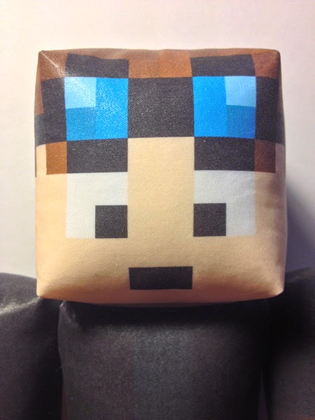 CraftingNerdy: Plush Minecraft Inspired Diamond Minecart Toy