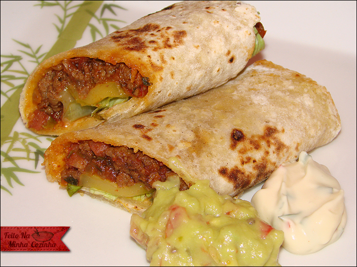 Feito na minha cozinha: Burritos de Carne