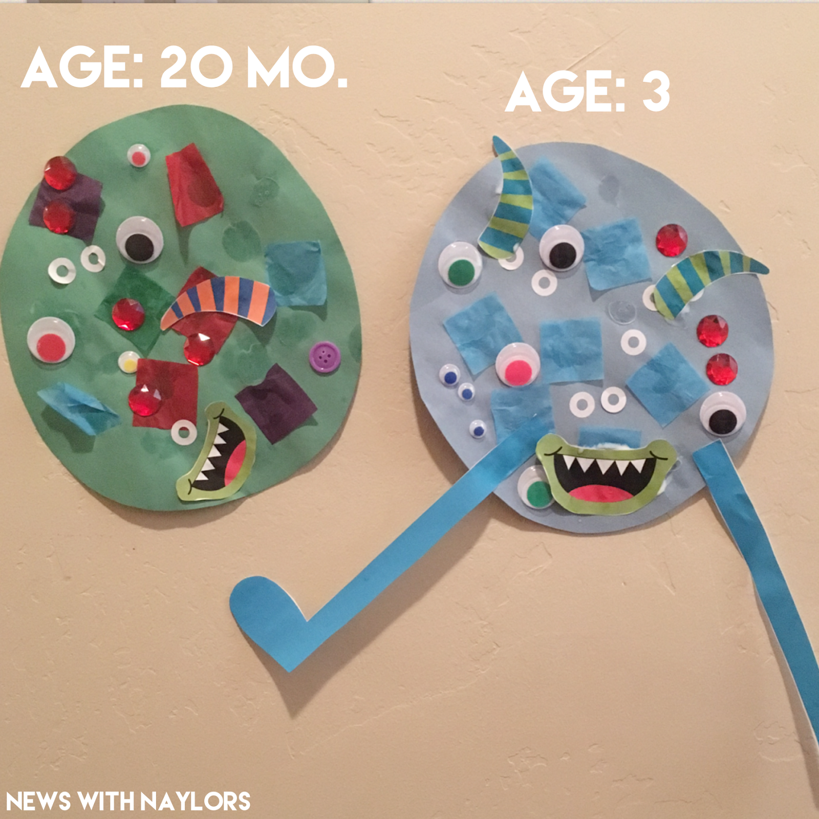 Letter M Activities (ages: 3 & 20 months)