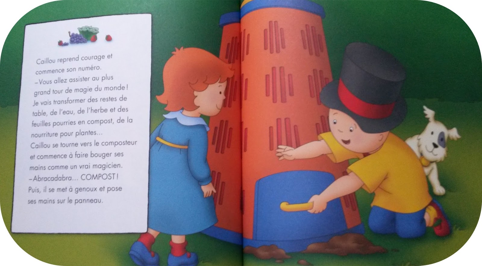 Les Lubies de Ludi: Caillou: la magie du compost - Editions CHOUETTE