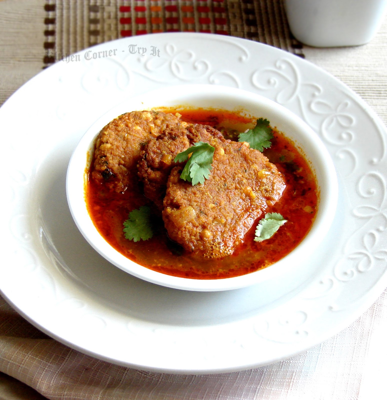 Rasa vada/Rasam vadai