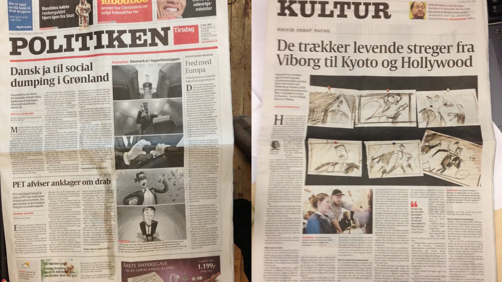 Interview Featured in Politiken | Interview
