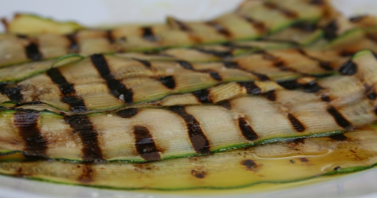 Striped Marinated Zucchini Carpaccio
