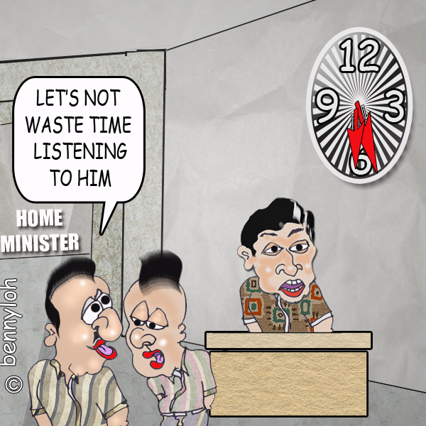 MALAYSIAN CARTOONS: NO STANDARD.