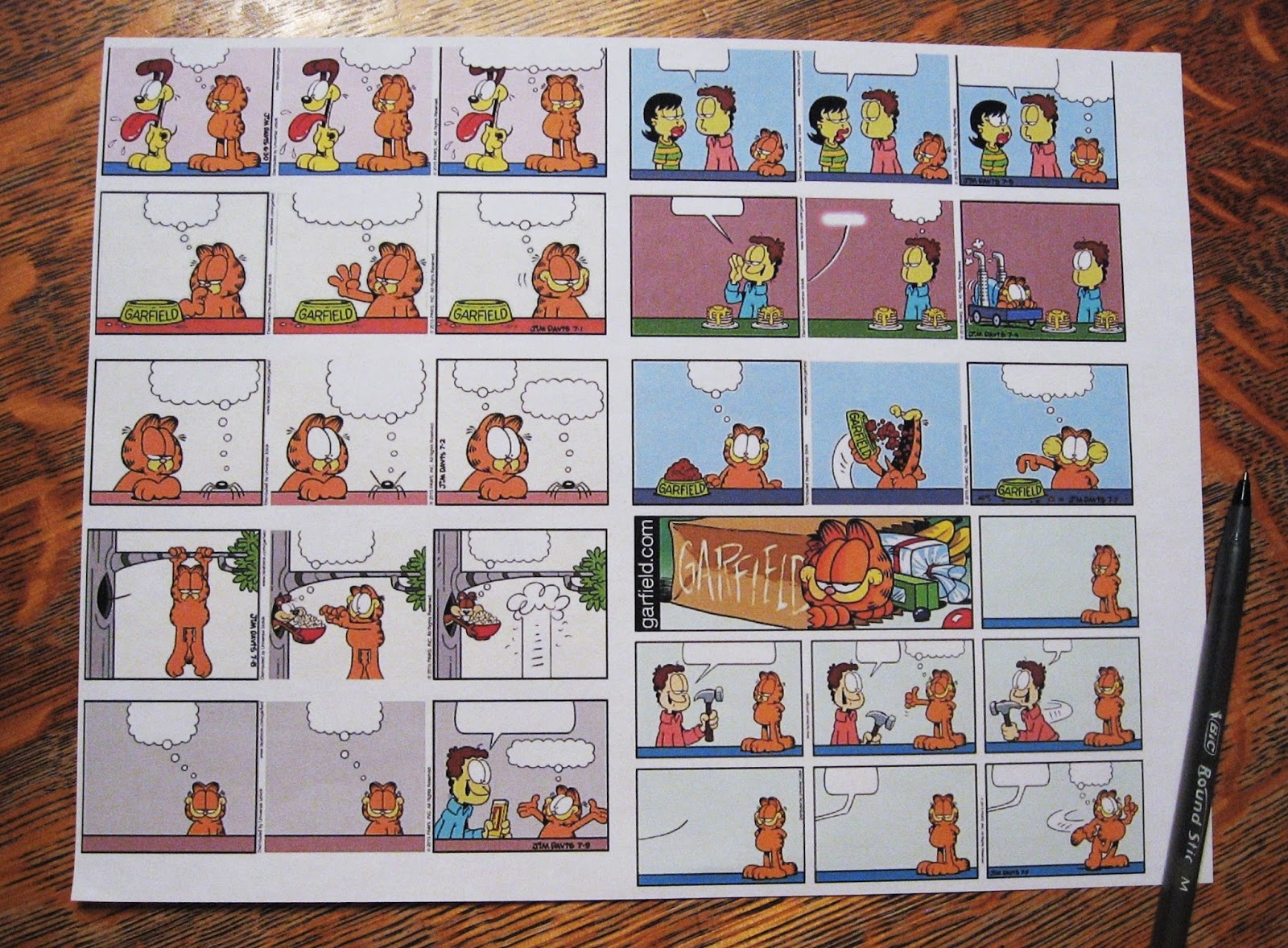 Almost Unschoolers: Summer Writing for Teens and Tweens - Comic Fill-in ...