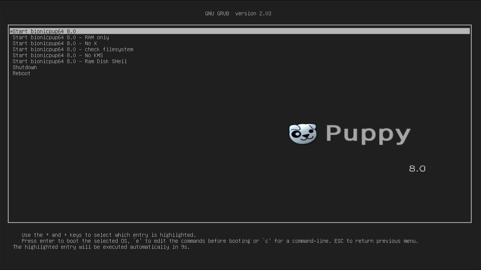 bitWalk's: Puppy Linux の起動に失敗する