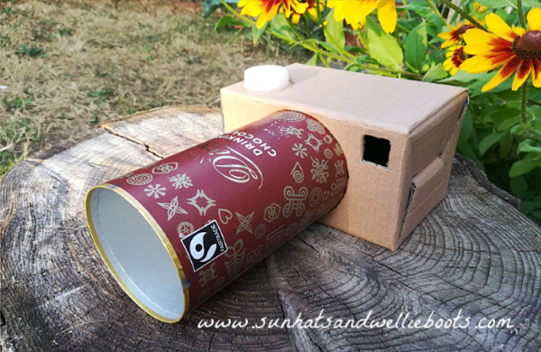 Sun Hats & Wellie Boots: DIY Play Camera - Made from Recycled Materials