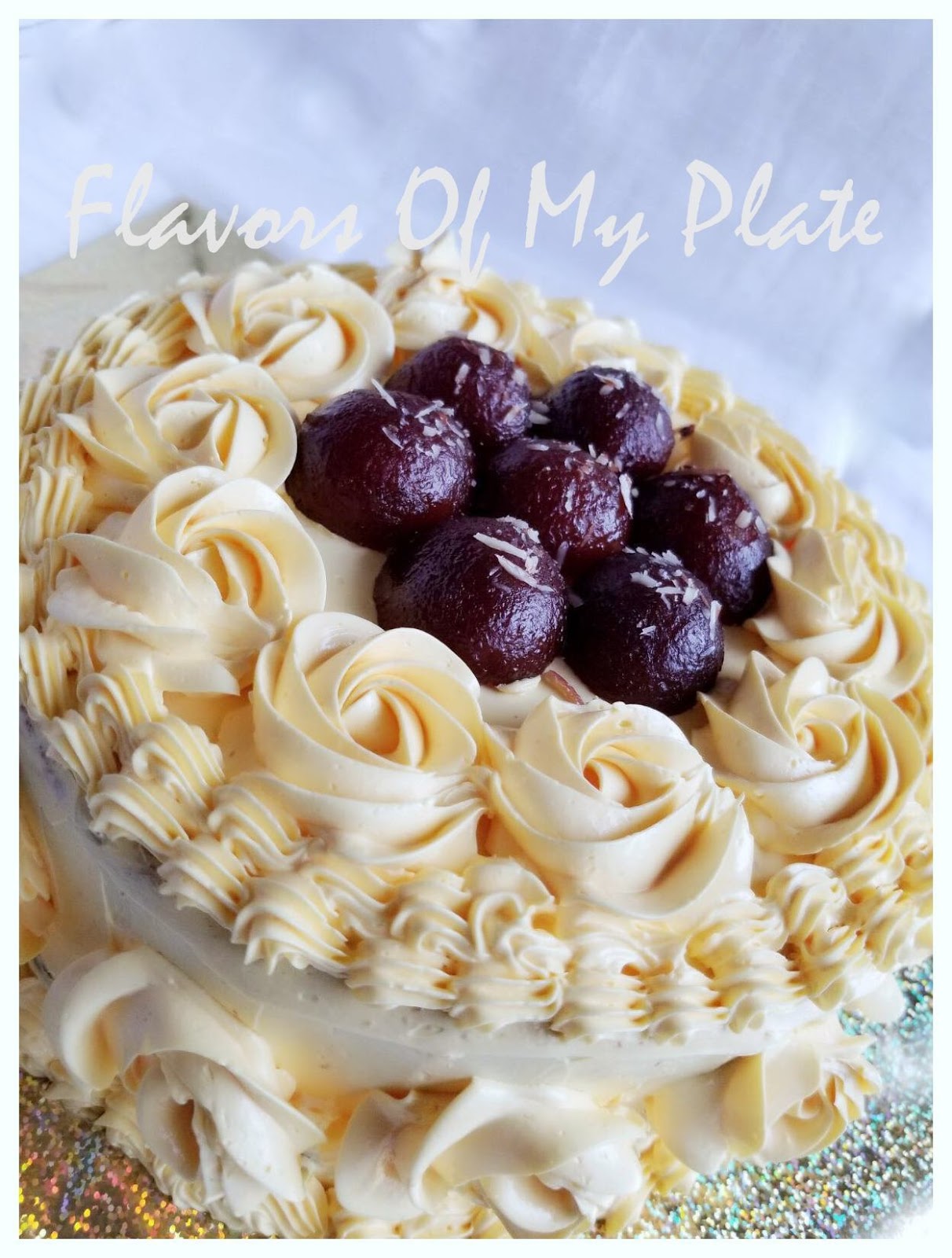 Flavors Of My Plate: Gulab Jamun Cake......Let's celebrate New Year ... Flavors Of My Plate: Gulab Jamun Cake......Let's celebrate New Year ...