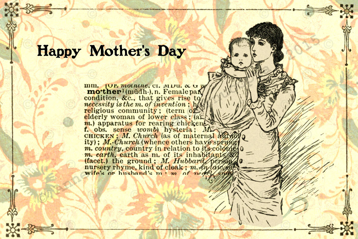 Anne's Creative Cornucopia: Happy Mother's Day! - Postcard