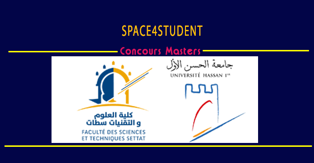 Pré-inscription en ligne aux Masters Sciences et Techniques SETTAT