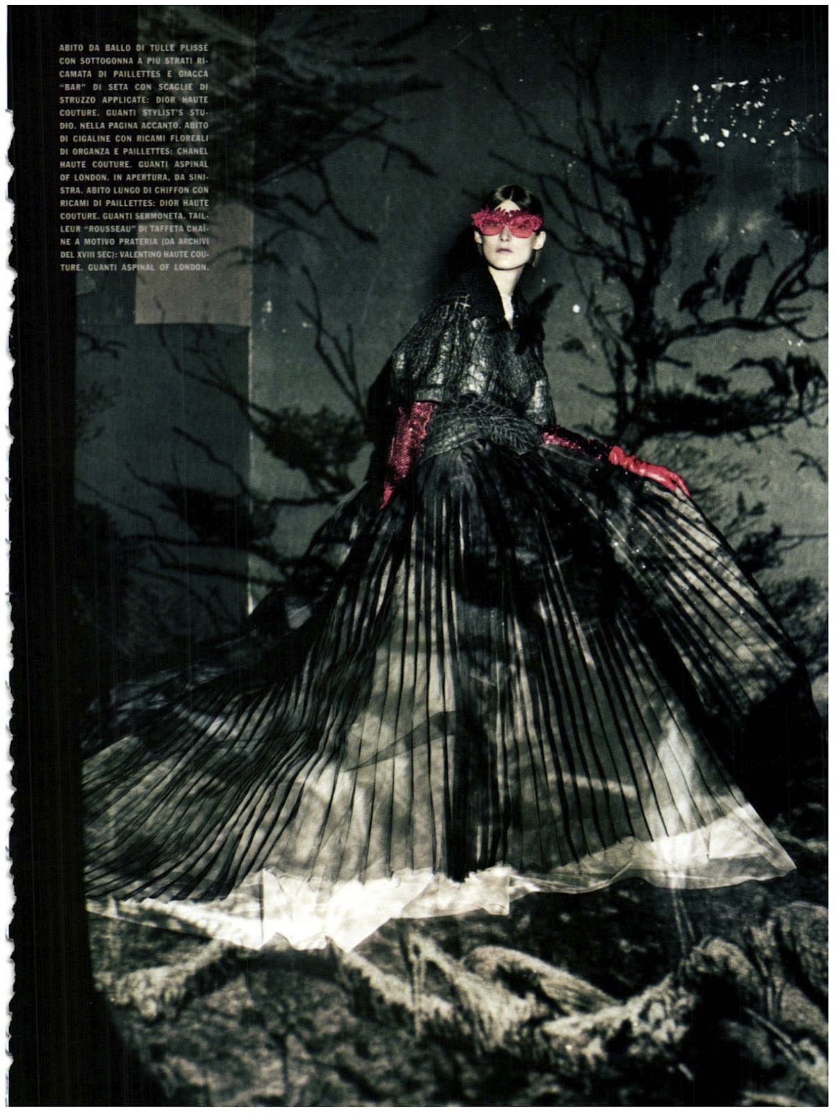 a lady in spring: marie piovesan by paolo roversi for vogue italia ...