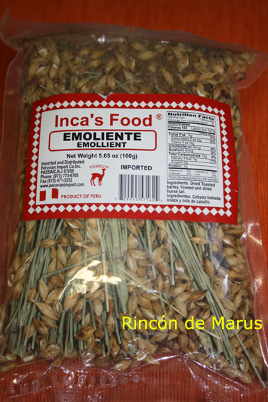 RINCÓN DE MARUS: EMOLIENTE PERUANO