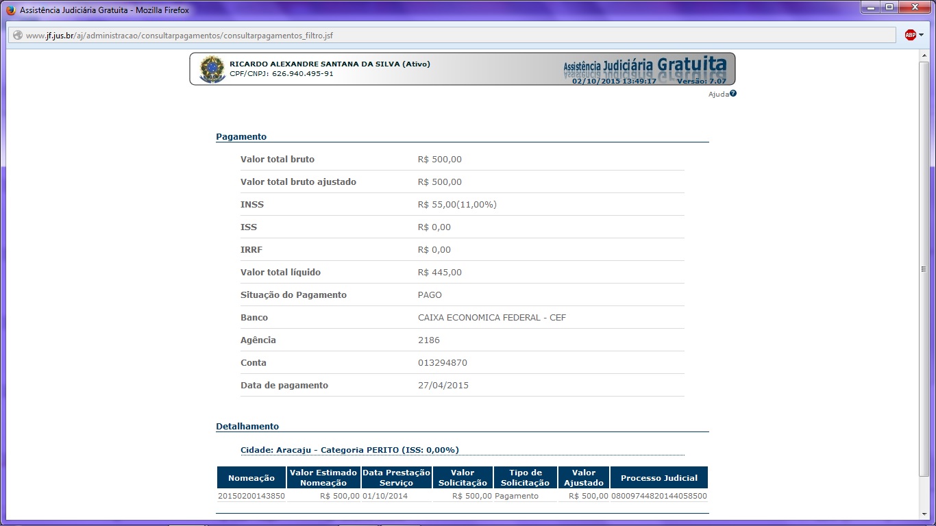Blogger Perito Federal Dr° Ricardo Alexandre S. da Silva - CREA-SE ...