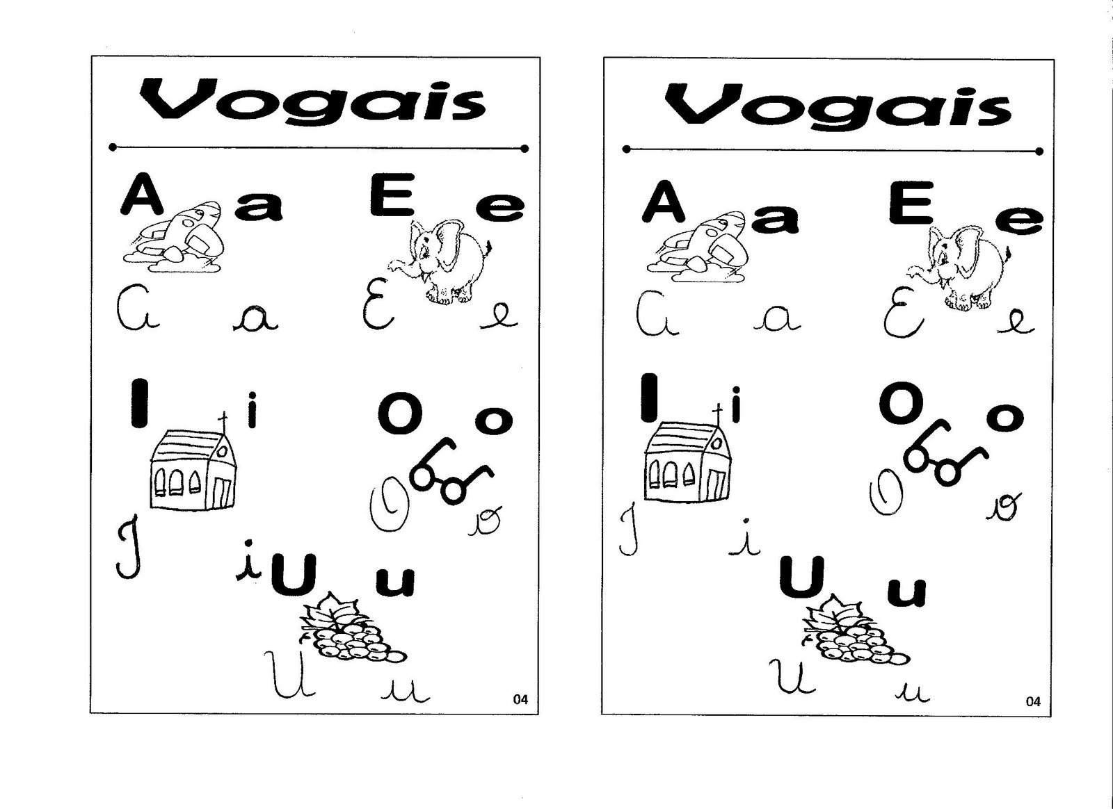 Sensei Line-Chan: Atividades com Vogais