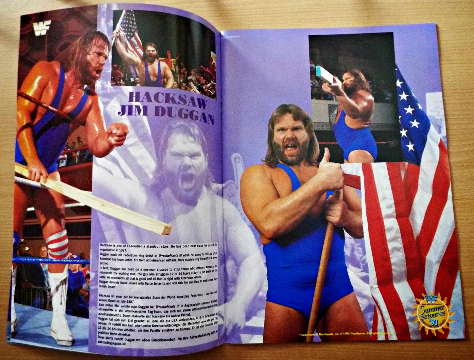 Haus Of Wrestling: *PROGRAMME REVIEW* WWF (WWE) Summer Tour 1993 ...