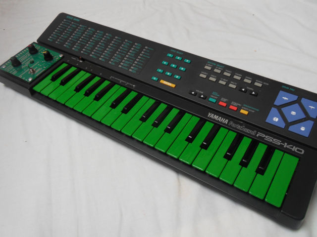 MATRIXSYNTH: CIRCUIT BENT 'GREEN FM SYNTH' YAMAHA PSS-140