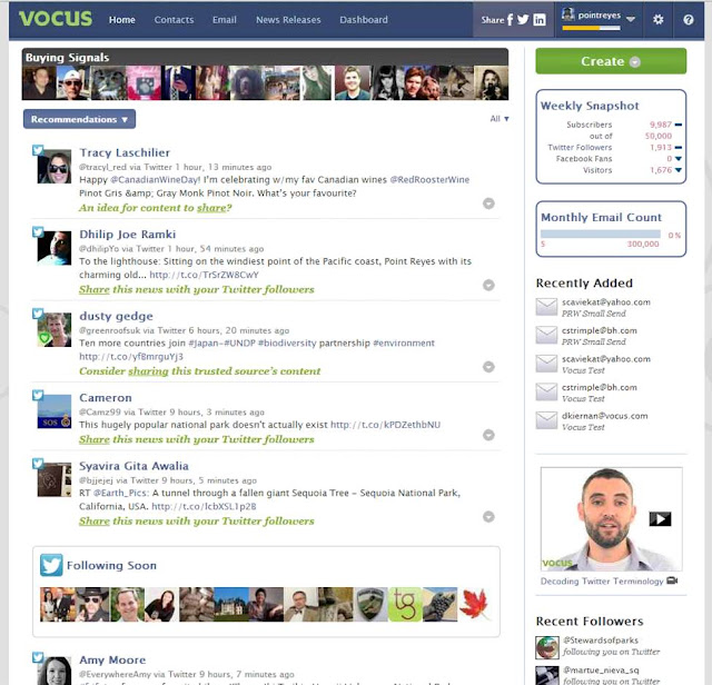 Customer Experience Matrix: Vocus Marketing Suite: Still Mostly Social ...