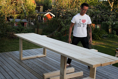 Bygga eget bord till altanen