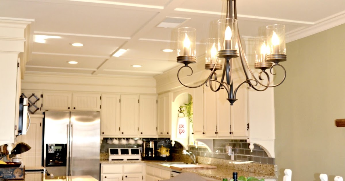 Simply Salvaged: Cover Your Popcorn with a DIY Coffered Style Ceiling
