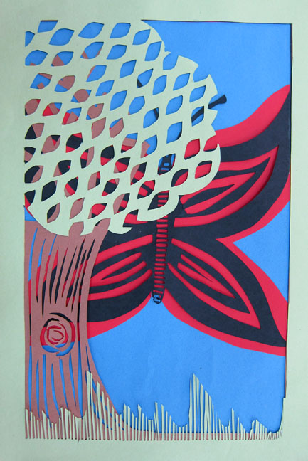 Mr. Bob's Middle & High School Art Room: Construction Paper Layers high ...