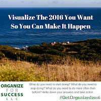 Tips To Organize For Success: Visualize Your Ideal 2016 to Make It Happen