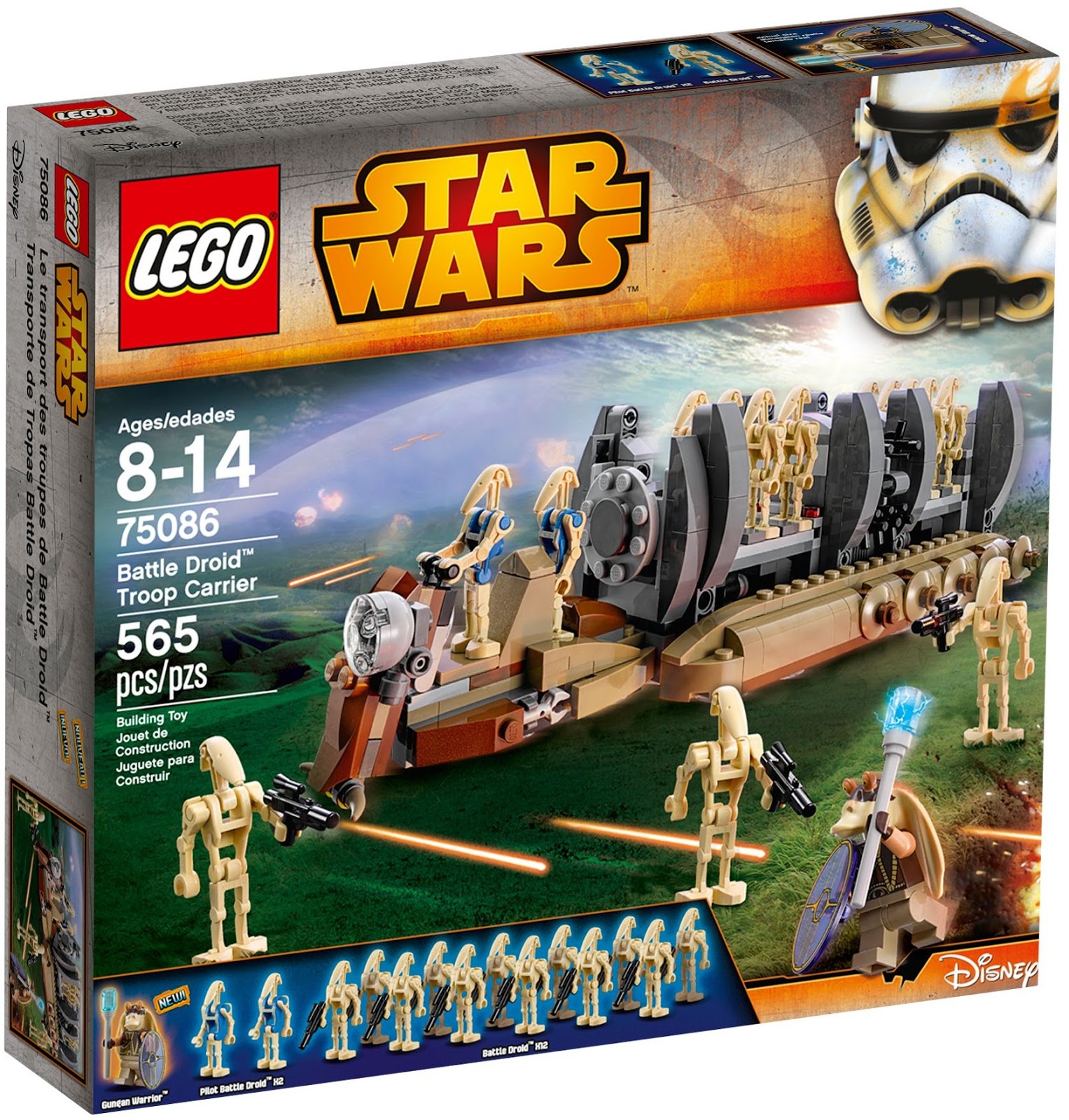 Dunia Lego: LEGO 75085 STAR WARS BATTLE DROID TROOP CARRIER