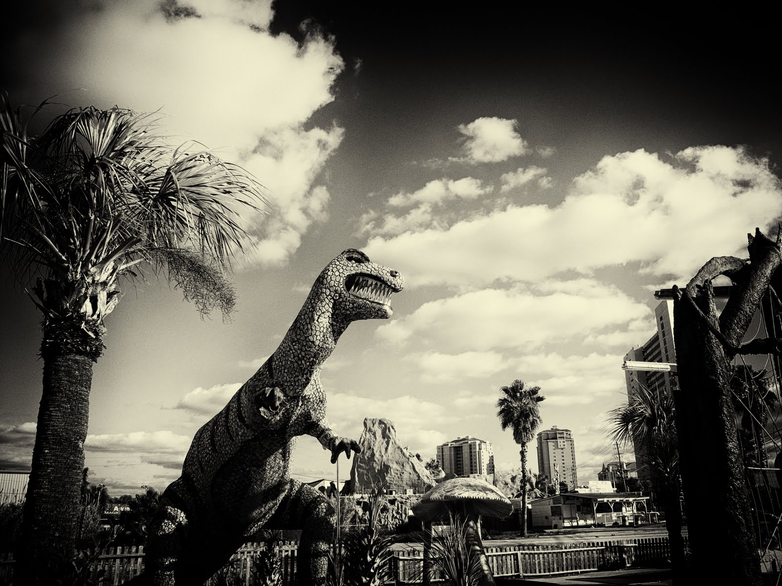 Scott Pond Studios: T Rex attacking Florida