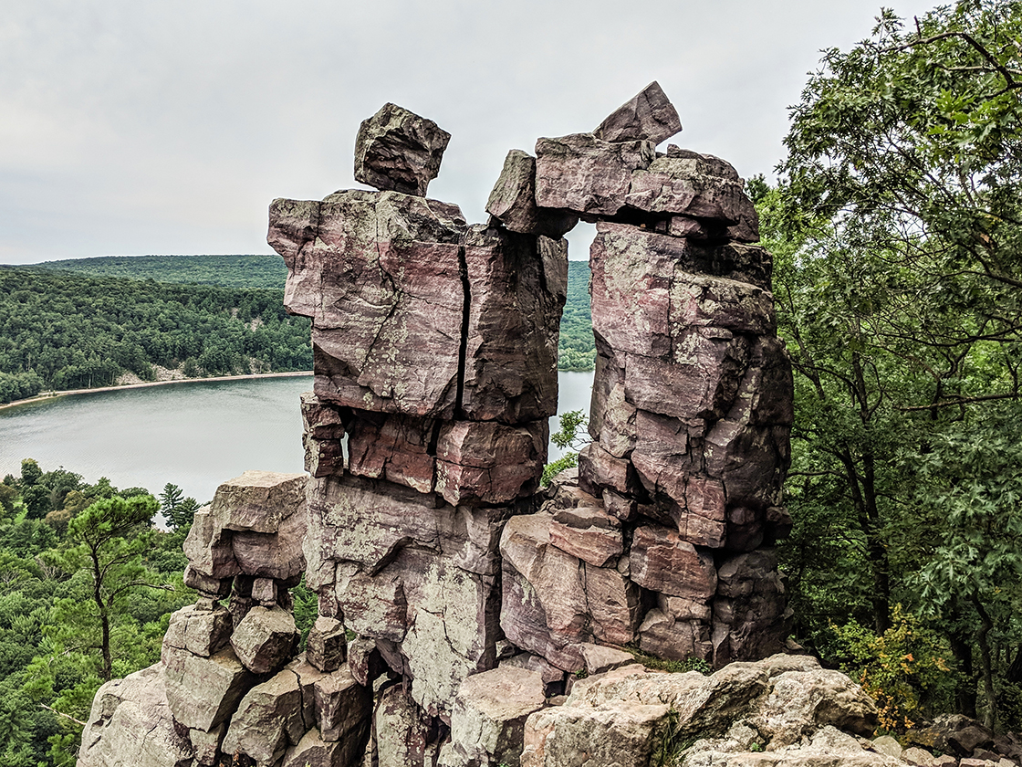 Devil's Doorway Trail at Devil's Lake State Park