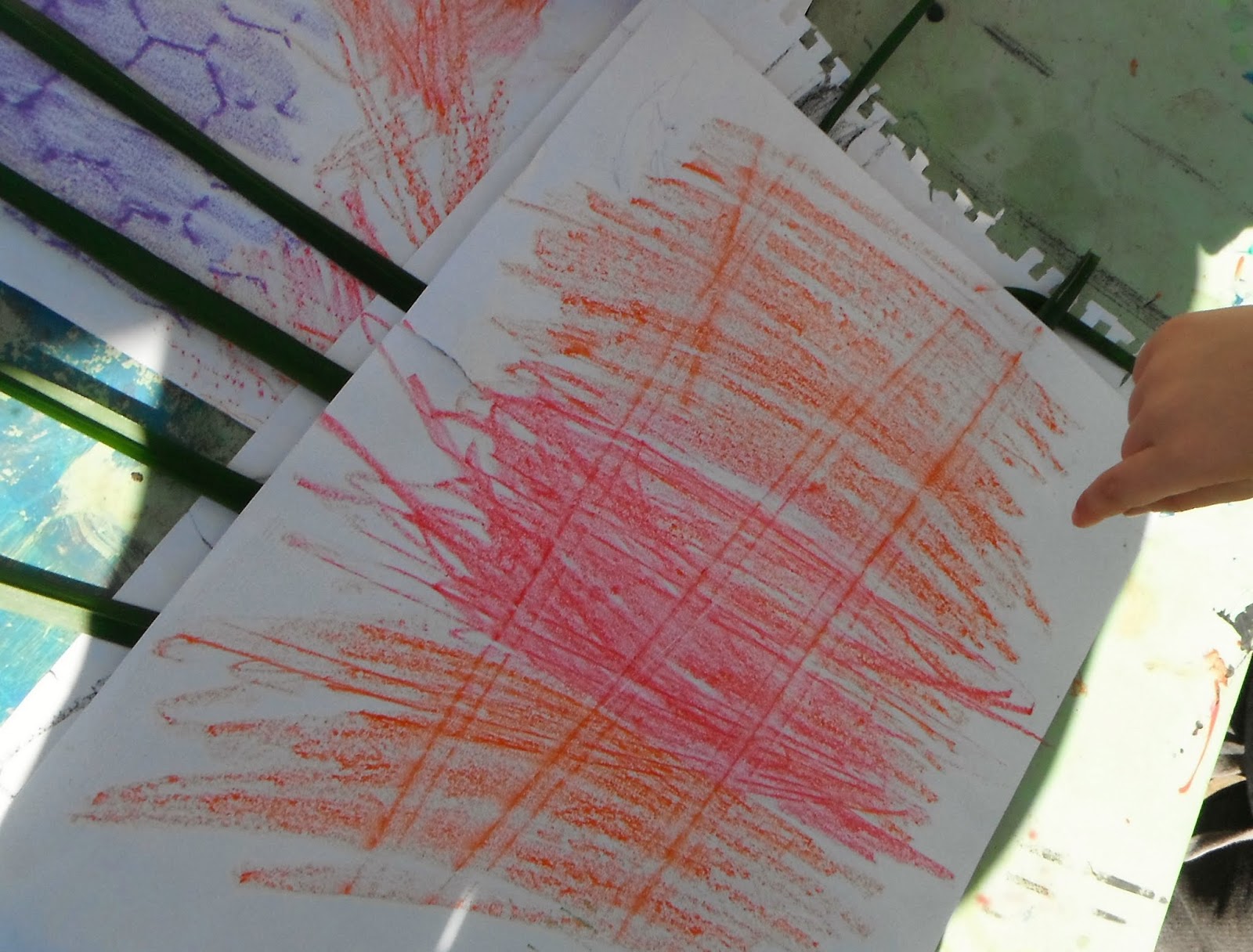 Adventures at home with Mum: Outdoor Surface Rubbing (A classic)