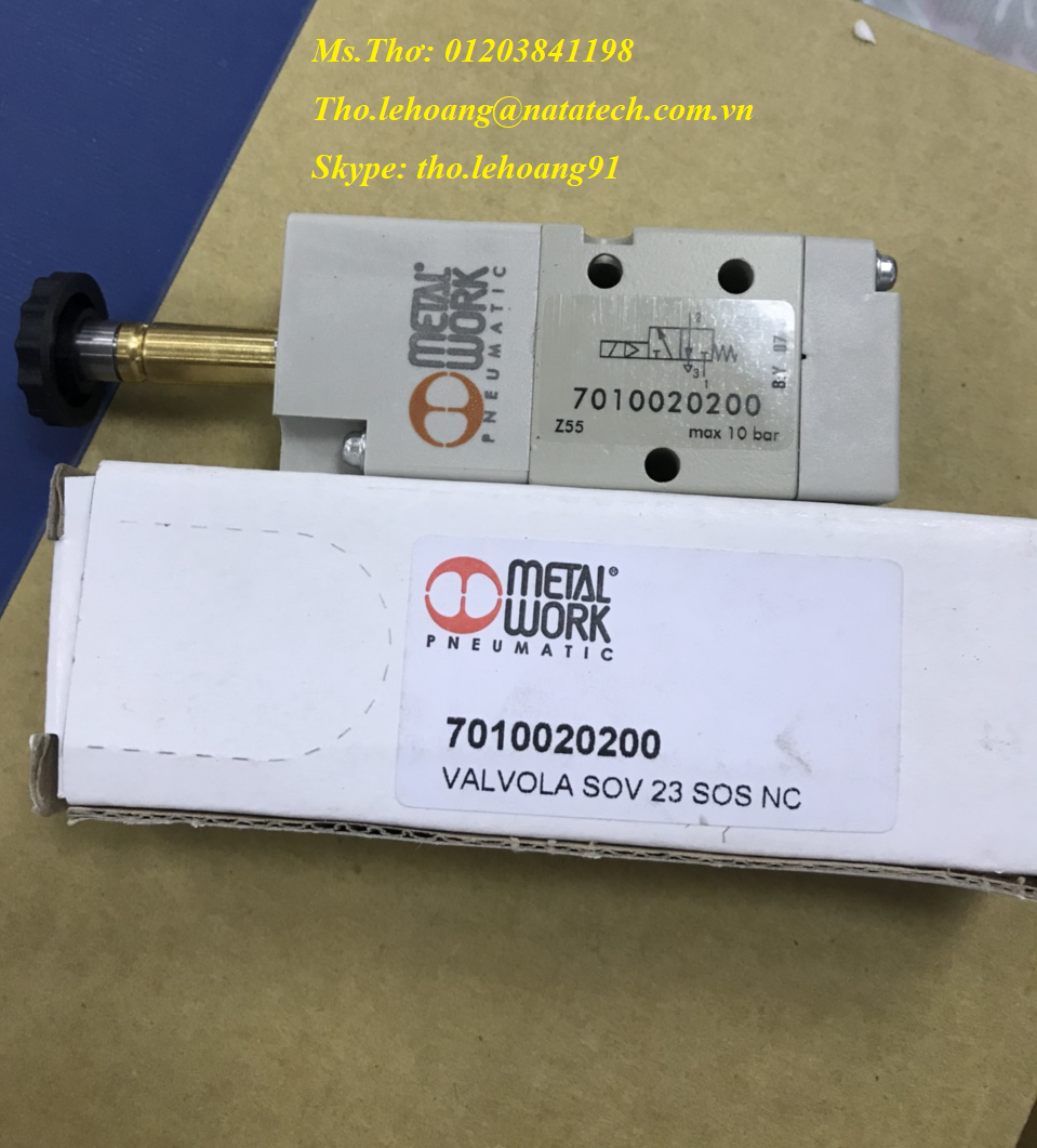 Van điện từ Metal Work 7010020200 - SOV 23 SOS NC