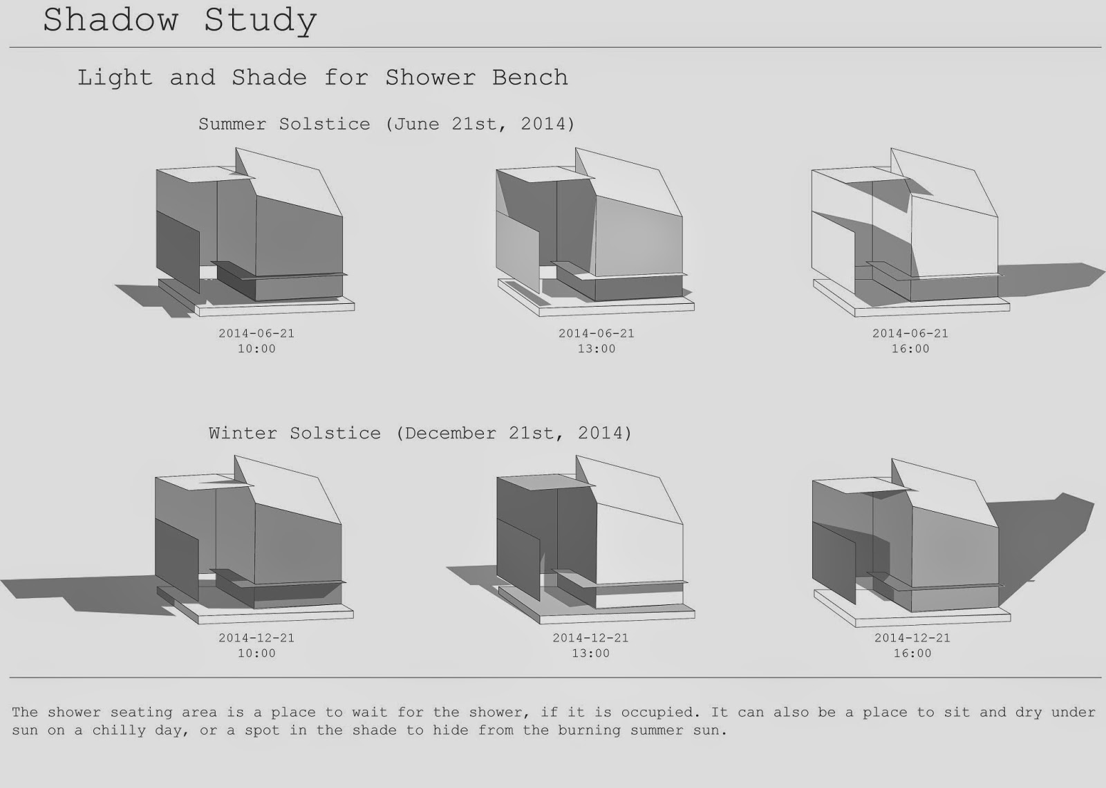 Spontaneous Architecture: Shadow Study