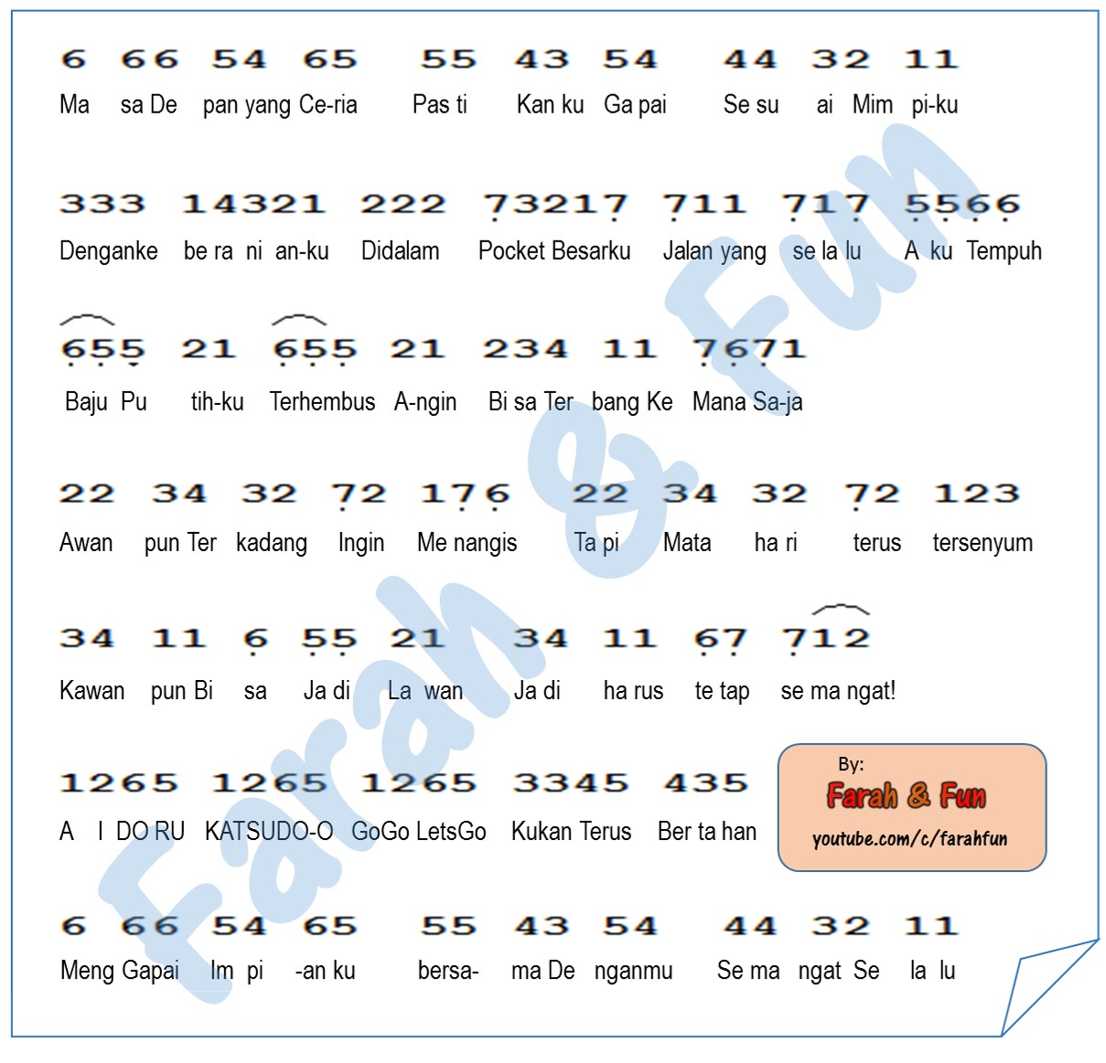 Farah & Fun Official Page: Not Musik Aikatsu Idol Activity (Aidoru ...