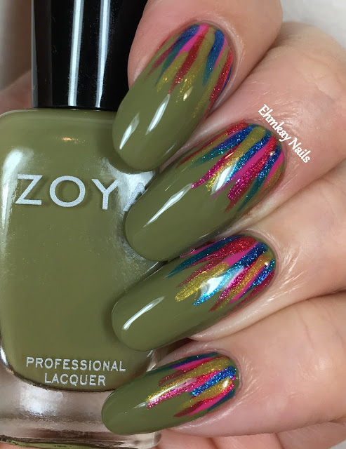 ehmkay nails: Zoya Wanderlust Collection, Line and Stripes Nail Art