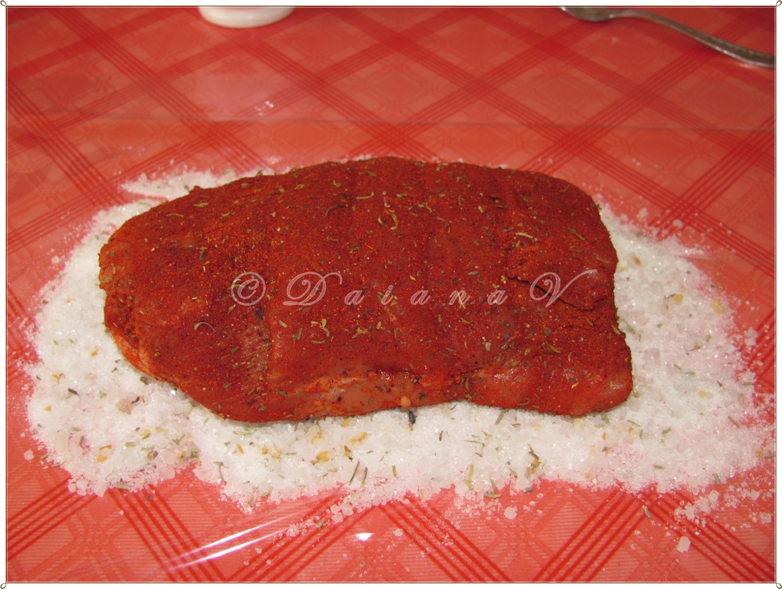 Daiana’s KITCHEN: Pastrama crud-uscata (de casa, de porc)