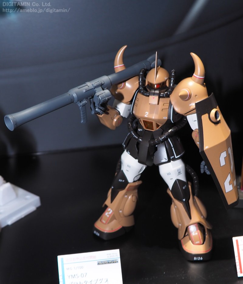 GUNDAM GUY: P-Bandai: MG 1/100 Prototype Gouf - On Display @ Gunpla ...
