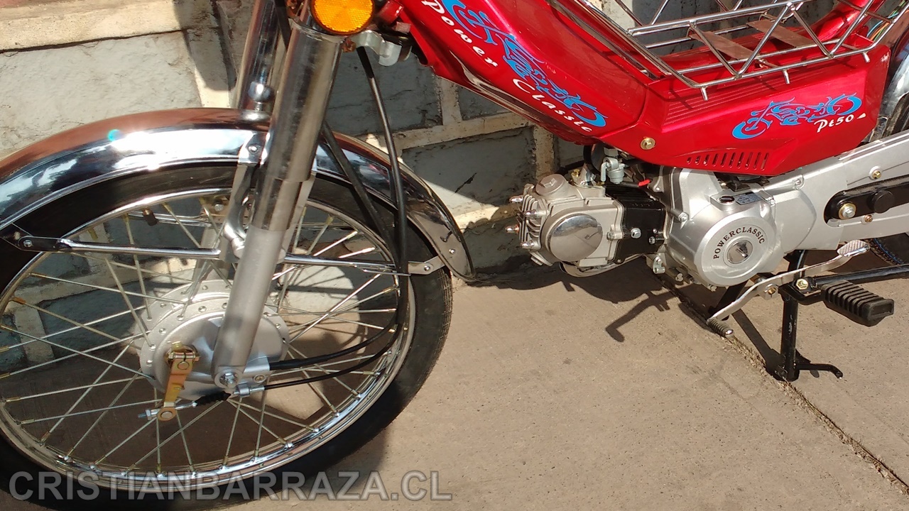 Motocicleta motor 49cc 4 tiempos PT50